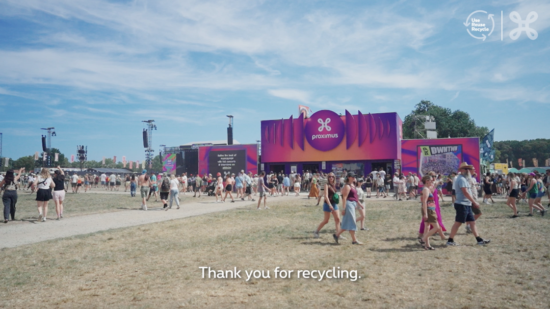 Proximus en Brainscape zamelen 20.000 gsm’s in op festivals